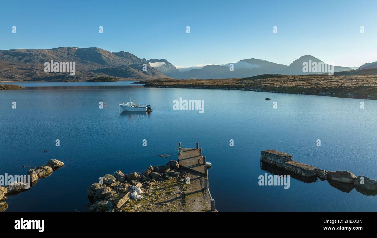 Fionn Loch December 2021 Stock Photo - Alamy