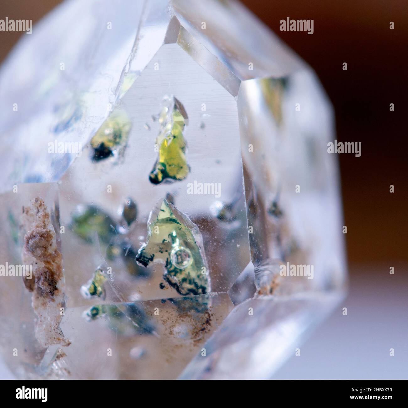 diamond quartz mineral specimen stone rock geology gem crystal Stock ...