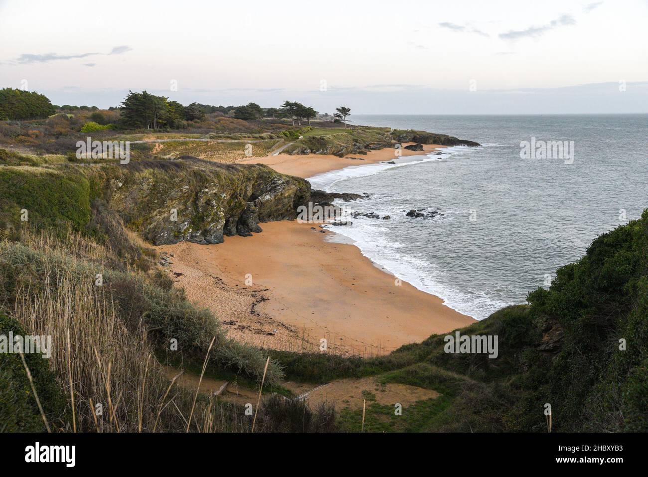 Beautiful maritime oceanic seaside landscape on the Atlantic Ocean in ...