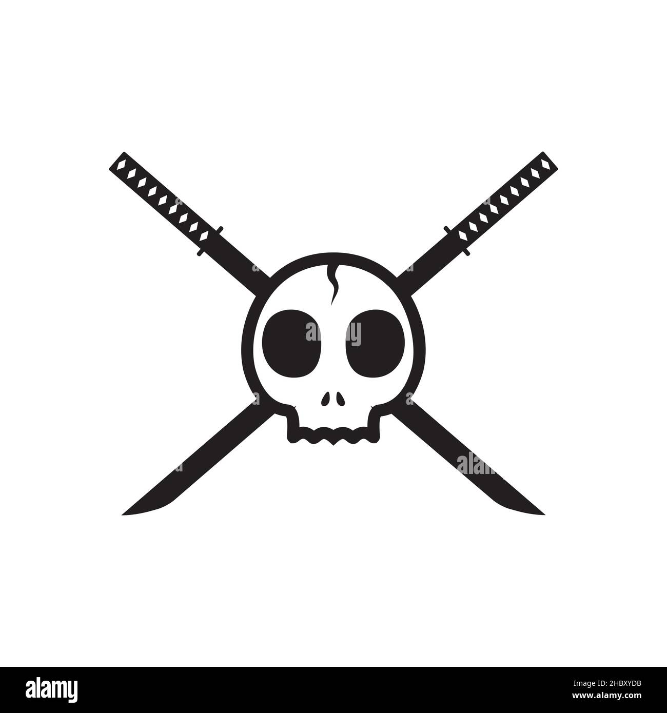 Skull cross swords pirates caribbean hi-res stock photography and ...