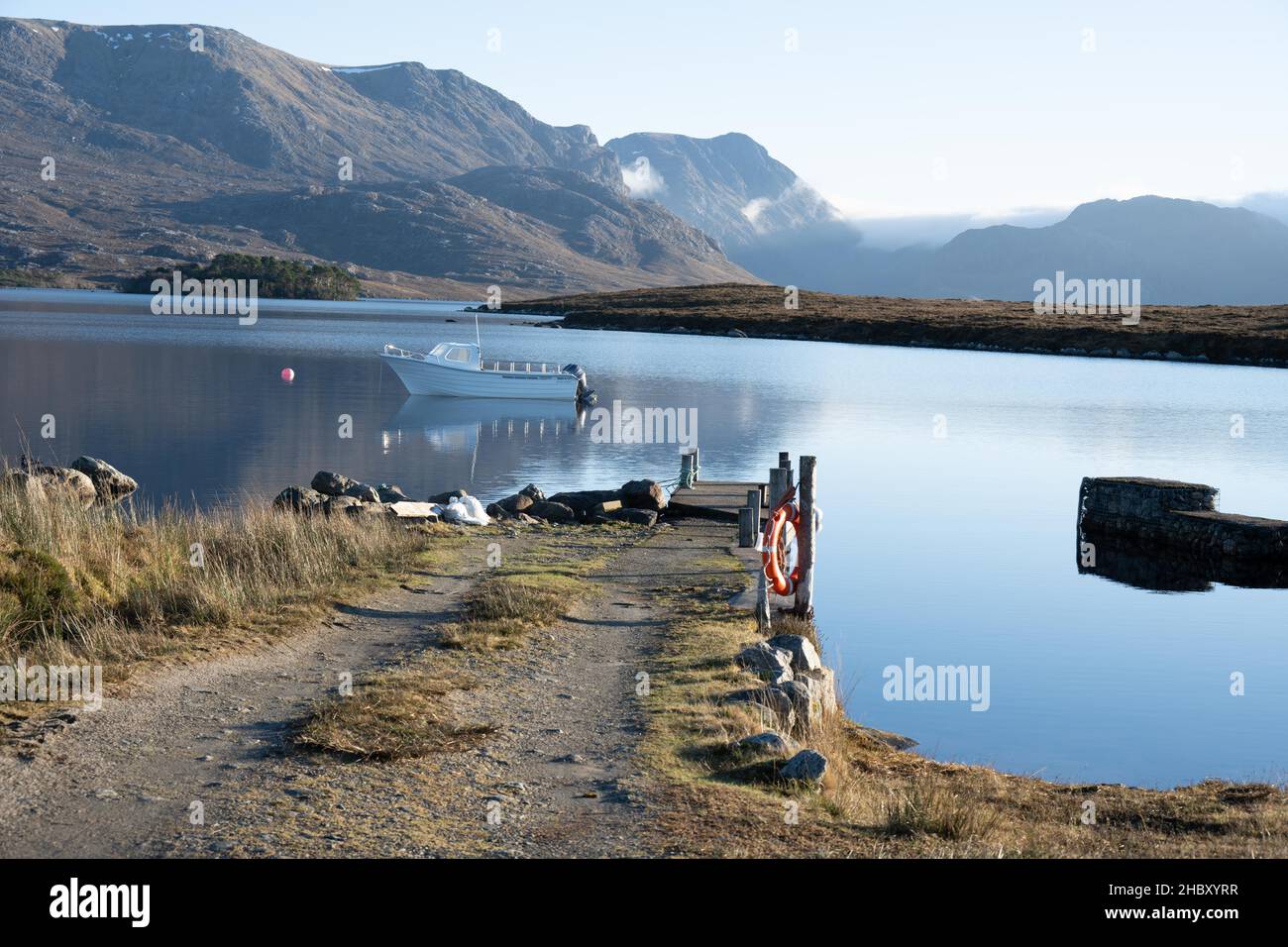 Fionn Loch December 2021 Stock Photo - Alamy