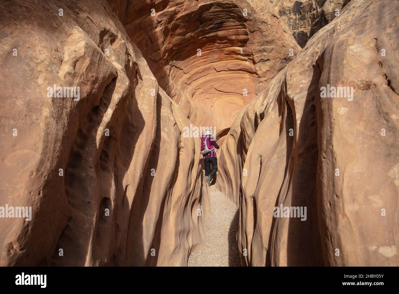 Little Wild Horse Canyon is a fine Southwest slot cutting through the ...