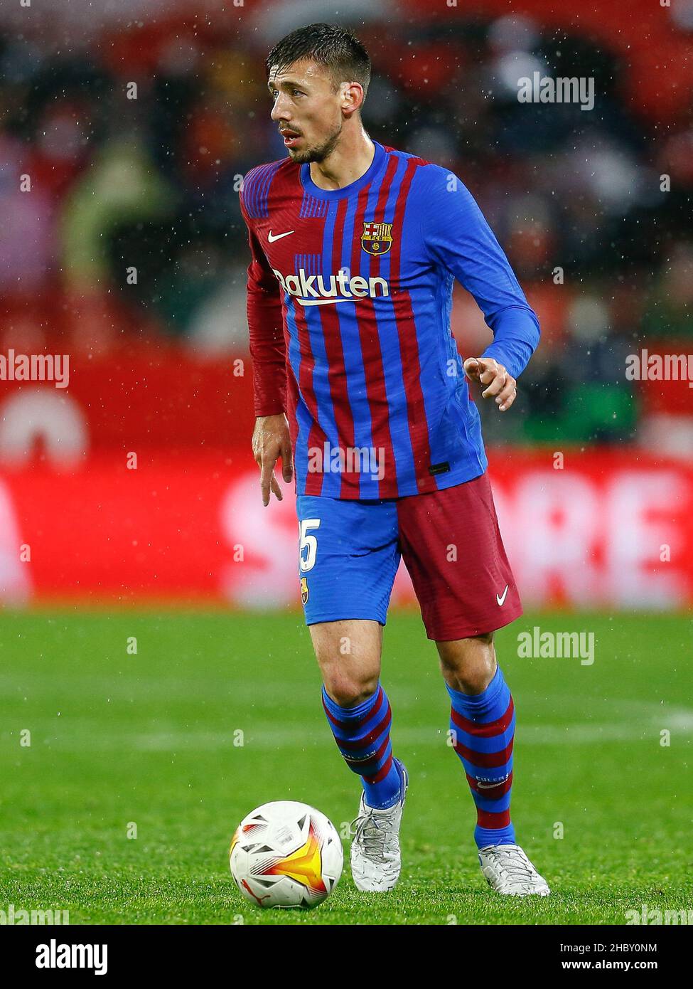 Clement Lenglet of FC Barcelona during the La Liga match between ...