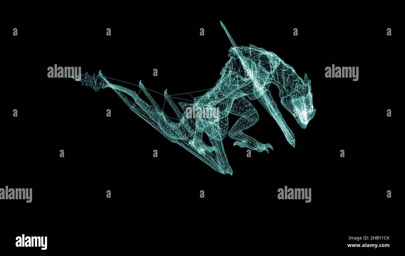 Roaring dragon motion hi-res stock photography and images - Alamy