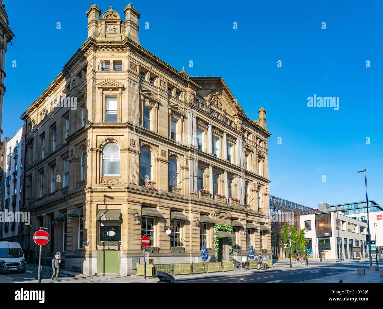 The Sir T pub, originally a Bank of Liverpool Building, on Sir Thomas ...