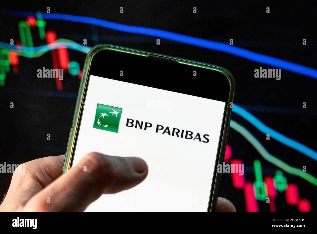 In this photo illustration the French international banking group BNP ...