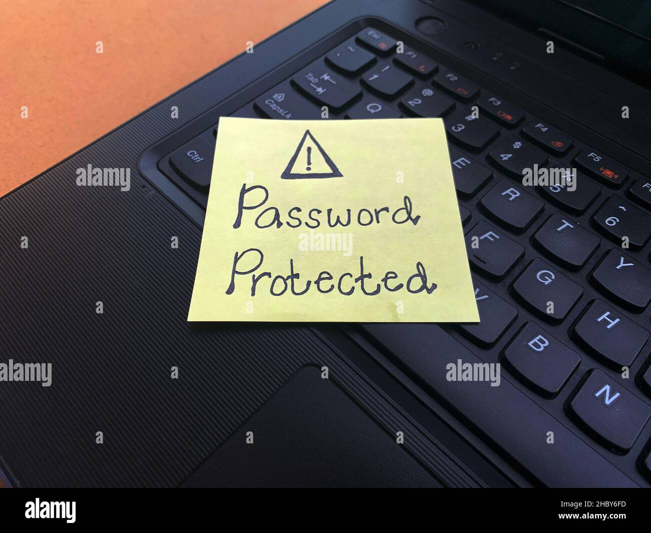 Never revealed your password - Password protected text written on ...