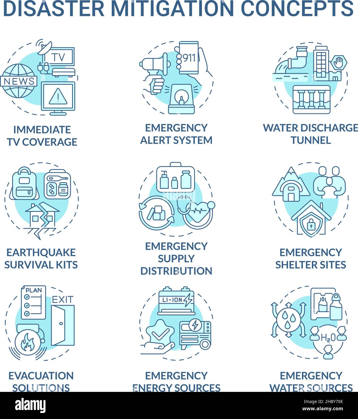 Earthquake mitigation Stock Vector Images - Alamy