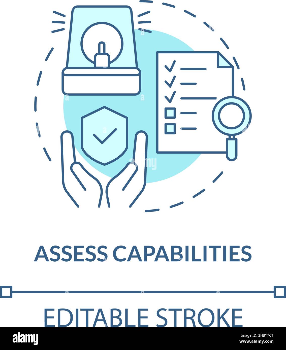 Insurance concept sign assess Stock Vector Images - Alamy