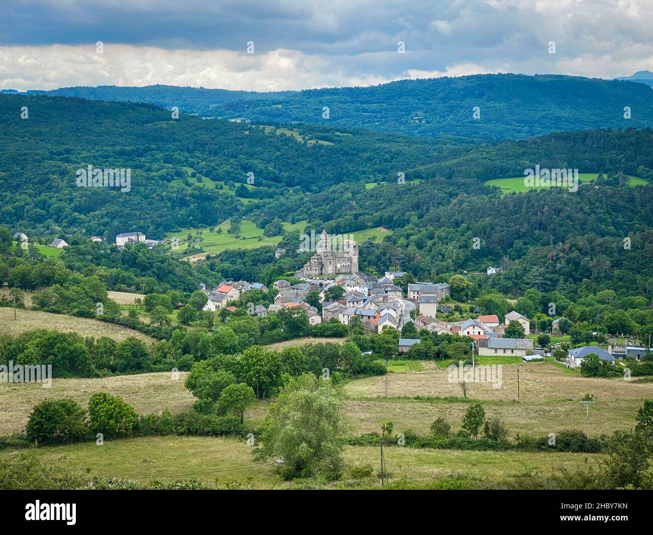 Village of saint nectaire hi-res stock photography and images - Alamy