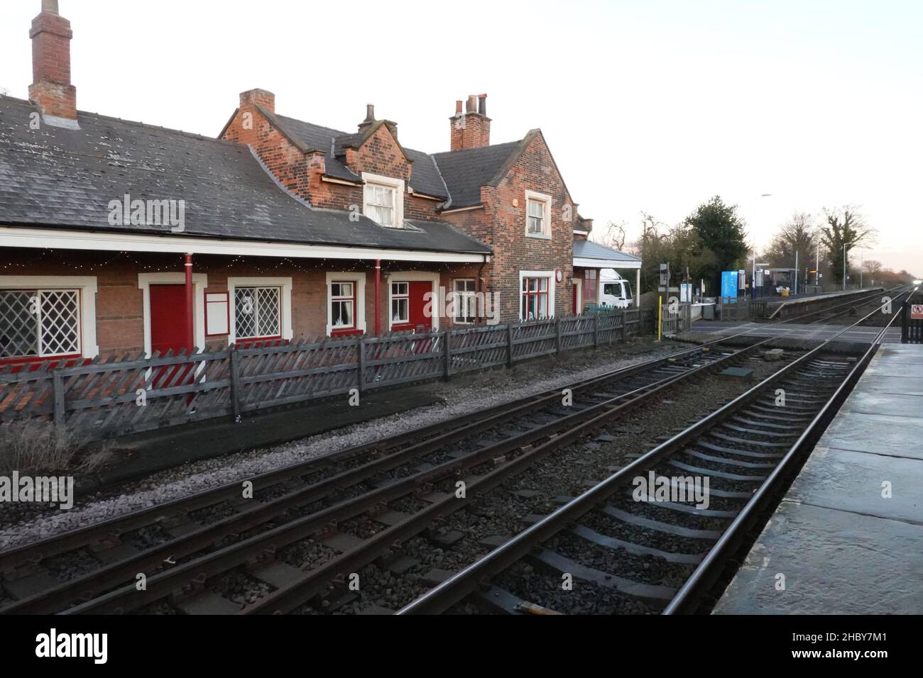Old station masters house hi-res stock photography and images - Alamy