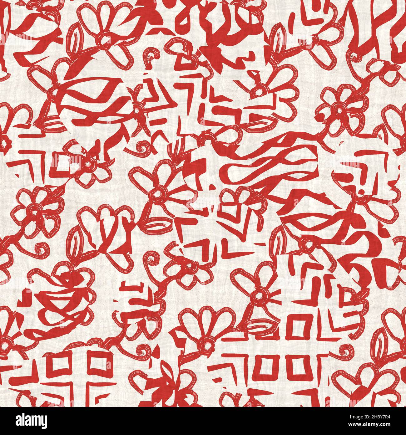 Seamless two tone hand drawn brushed effect pattern swatch. High ...
