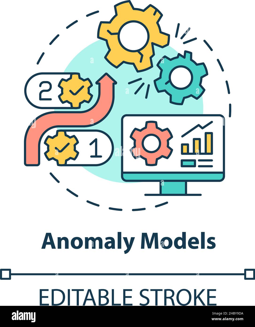 Anomaly detection illustration hi-res stock photography and images - Alamy