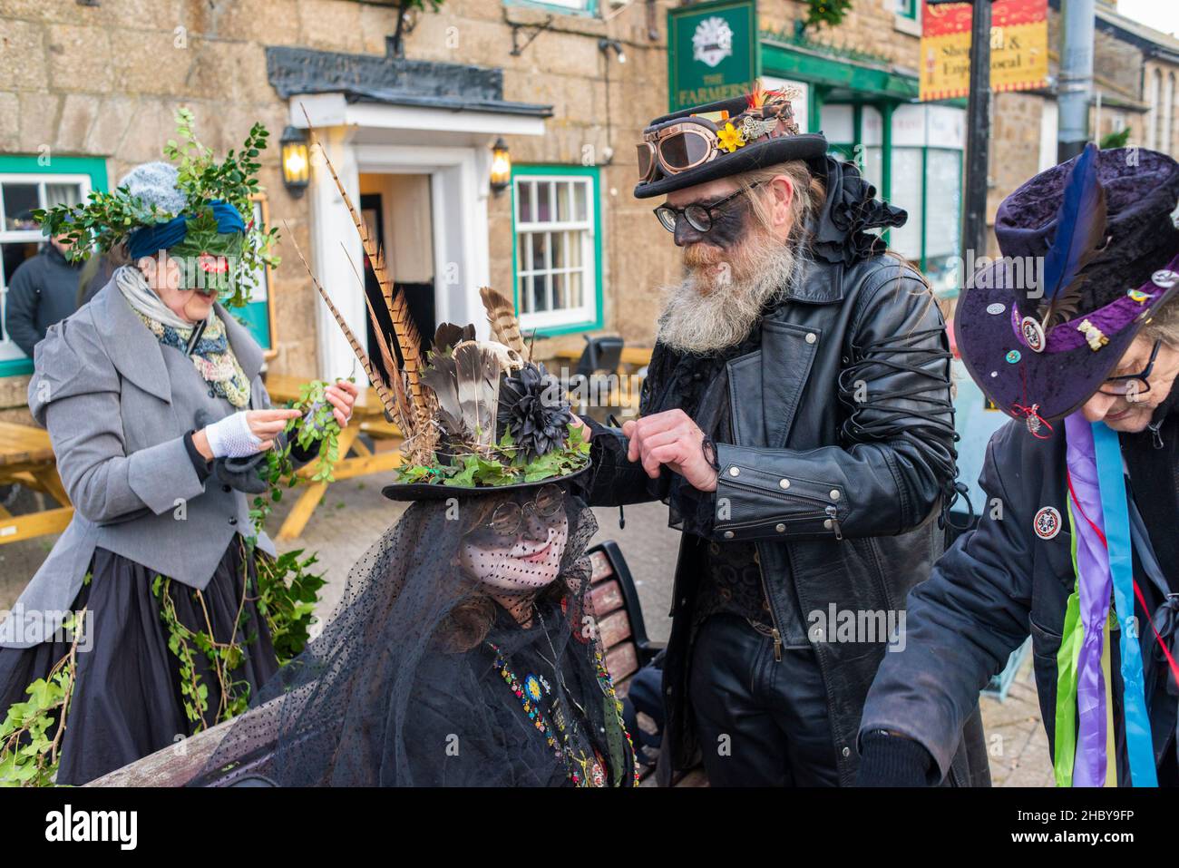 Traditional cornish custom customs tradition traditions hi-res stock ...