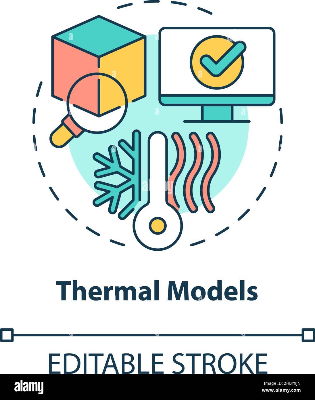 Thermal models concept icon Stock Vector Image & Art - Alamy