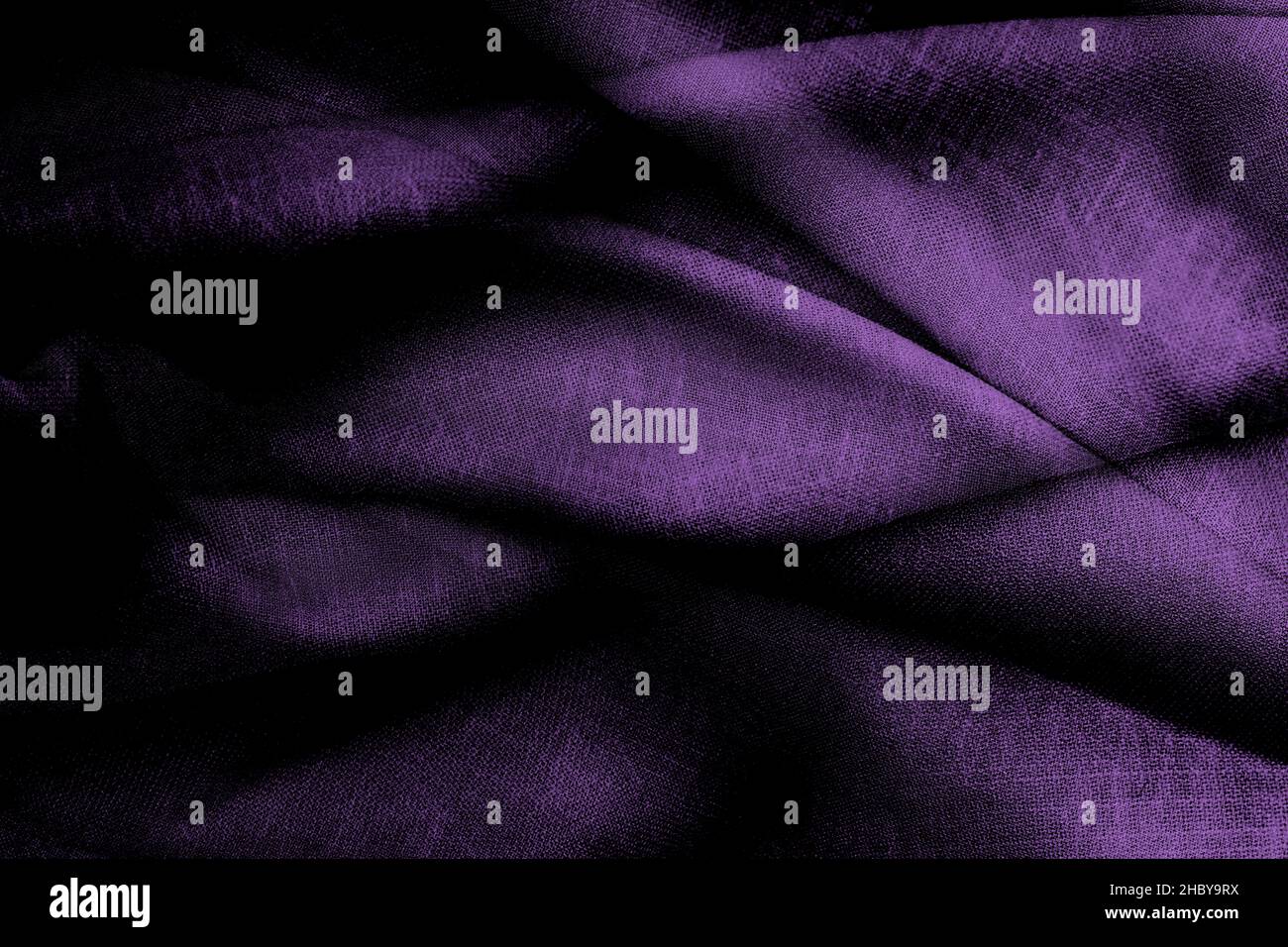 Twisted abstract dark moody texture background of linen fabric Stock ...