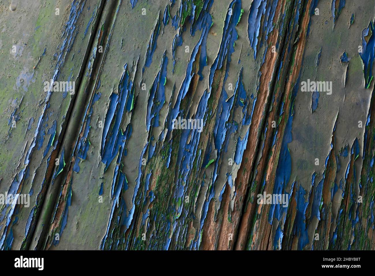 Colour flaking off Stock Photo - Alamy