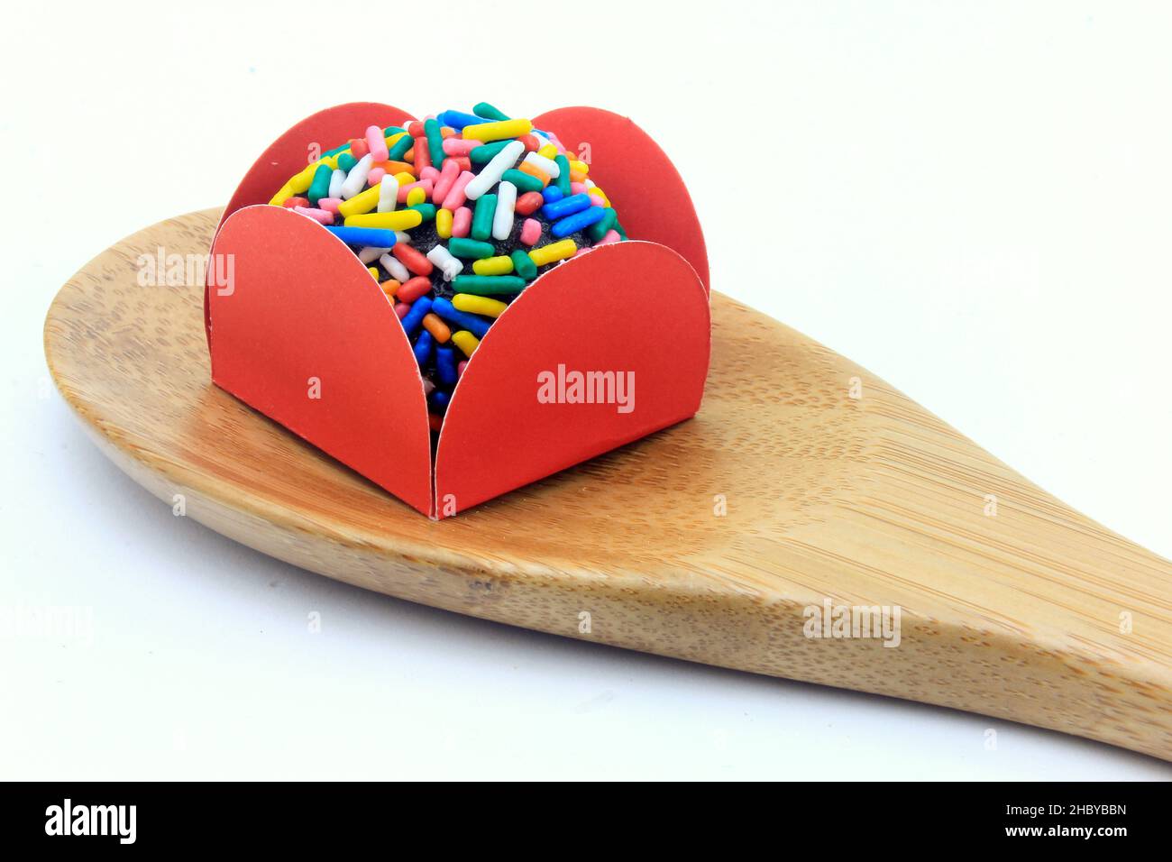 brigadeiro (brigadier), chocolate sweet typical of Brazilian cuisine ...