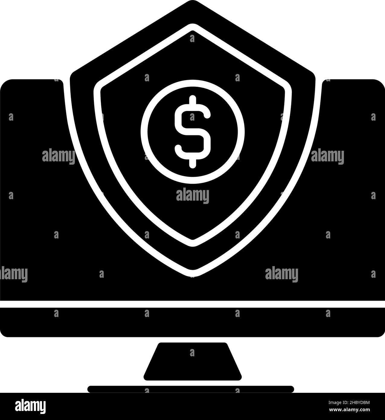 Cyber insurance black glyph icon Stock Vector Image & Art - Alamy