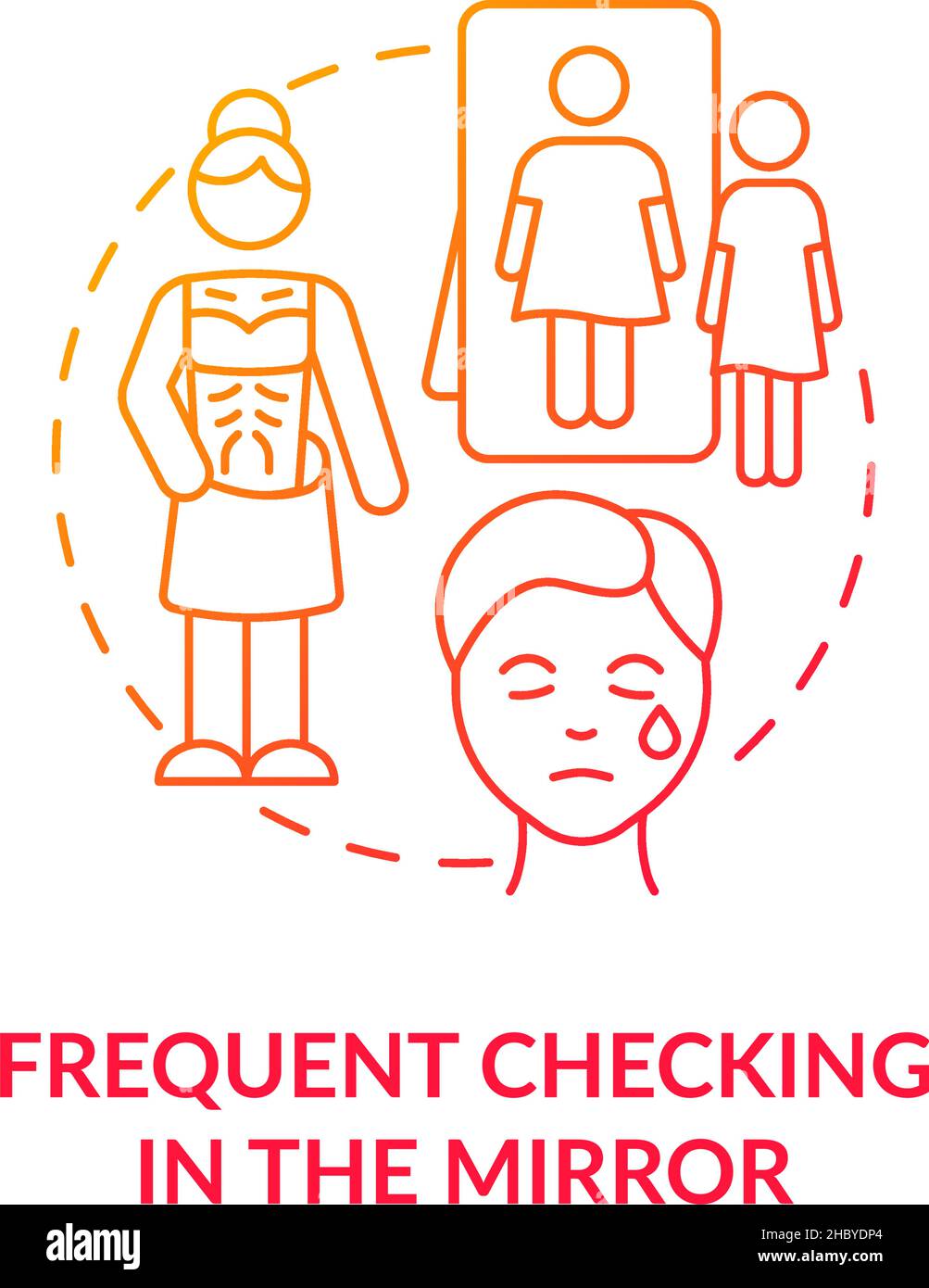 Mirror body image Stock Vector Images - Alamy