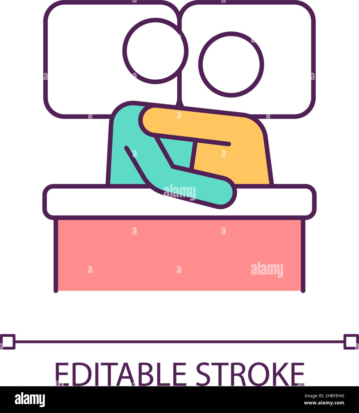 Man hugging woman home Cut Out Stock Images & Pictures - Alamy