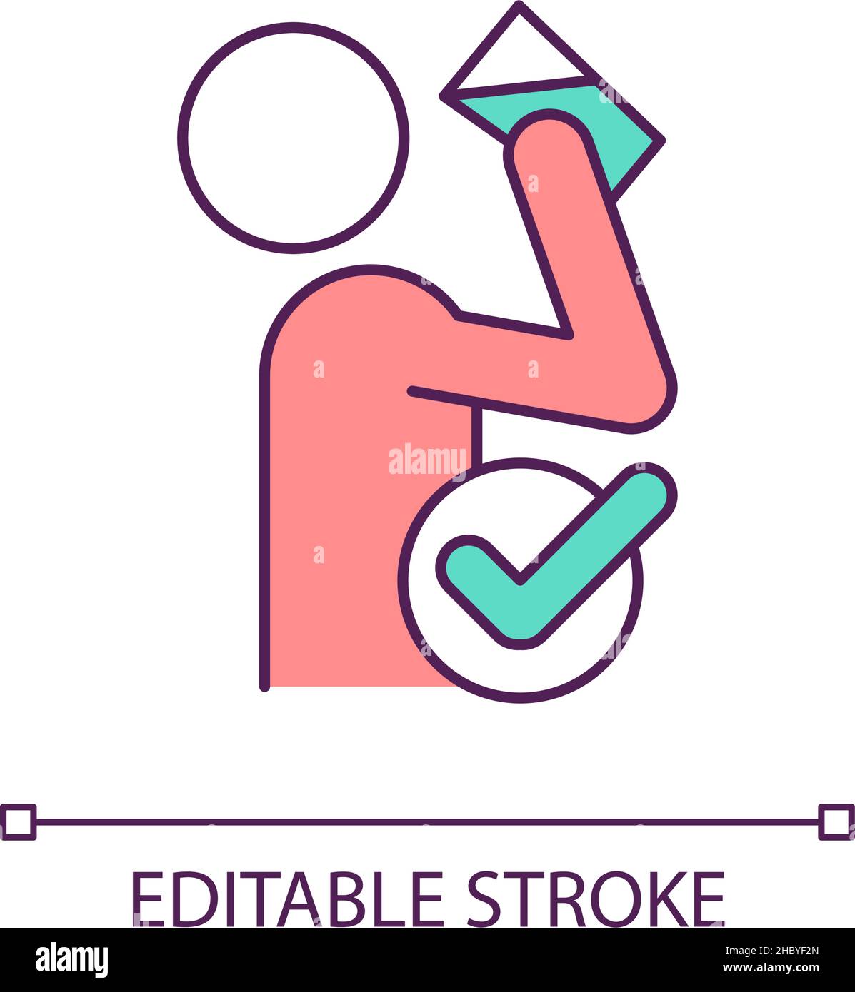 Wellbeing thirst Stock Vector Images - Alamy