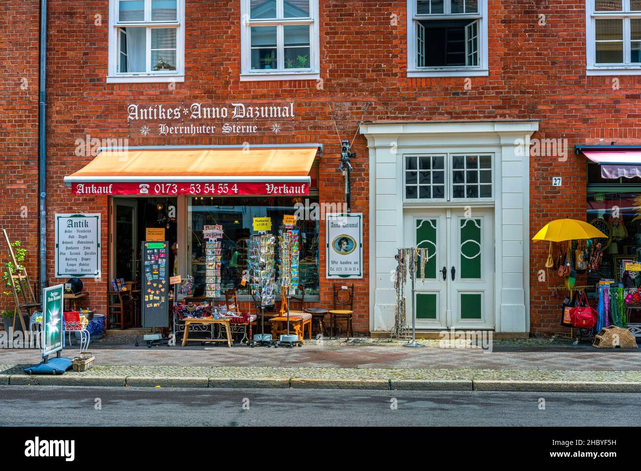 Historic buildings and squares in the city centre, Potsdam, Brandenburg ...