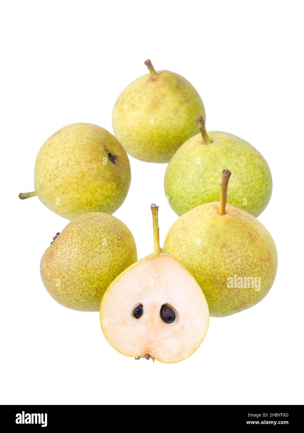 Pear variety Champagne Roast pear, free-standing Stock Photo - Alamy