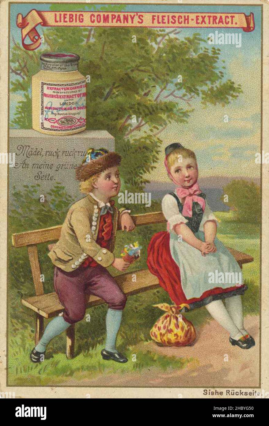 Serie Sprichworte mit Kindern, Mädel ruck an meine grüne Seite / Series ...