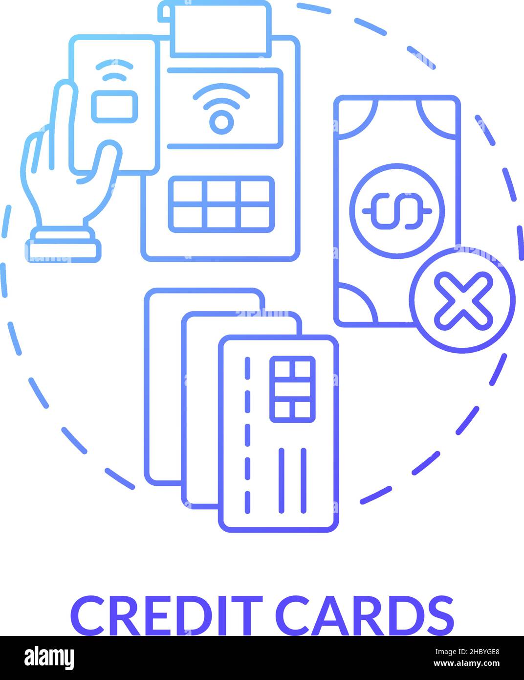 Contactless cards Stock Vector Images - Alamy