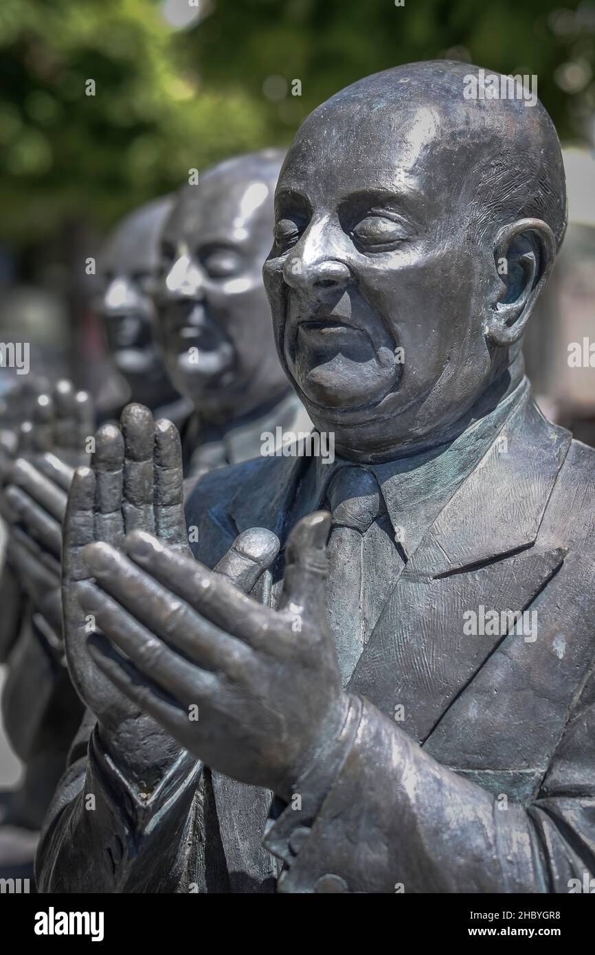 Silent Applause, Sculptures, Schwetzingen, BW, Germany Stock Photo - Alamy
