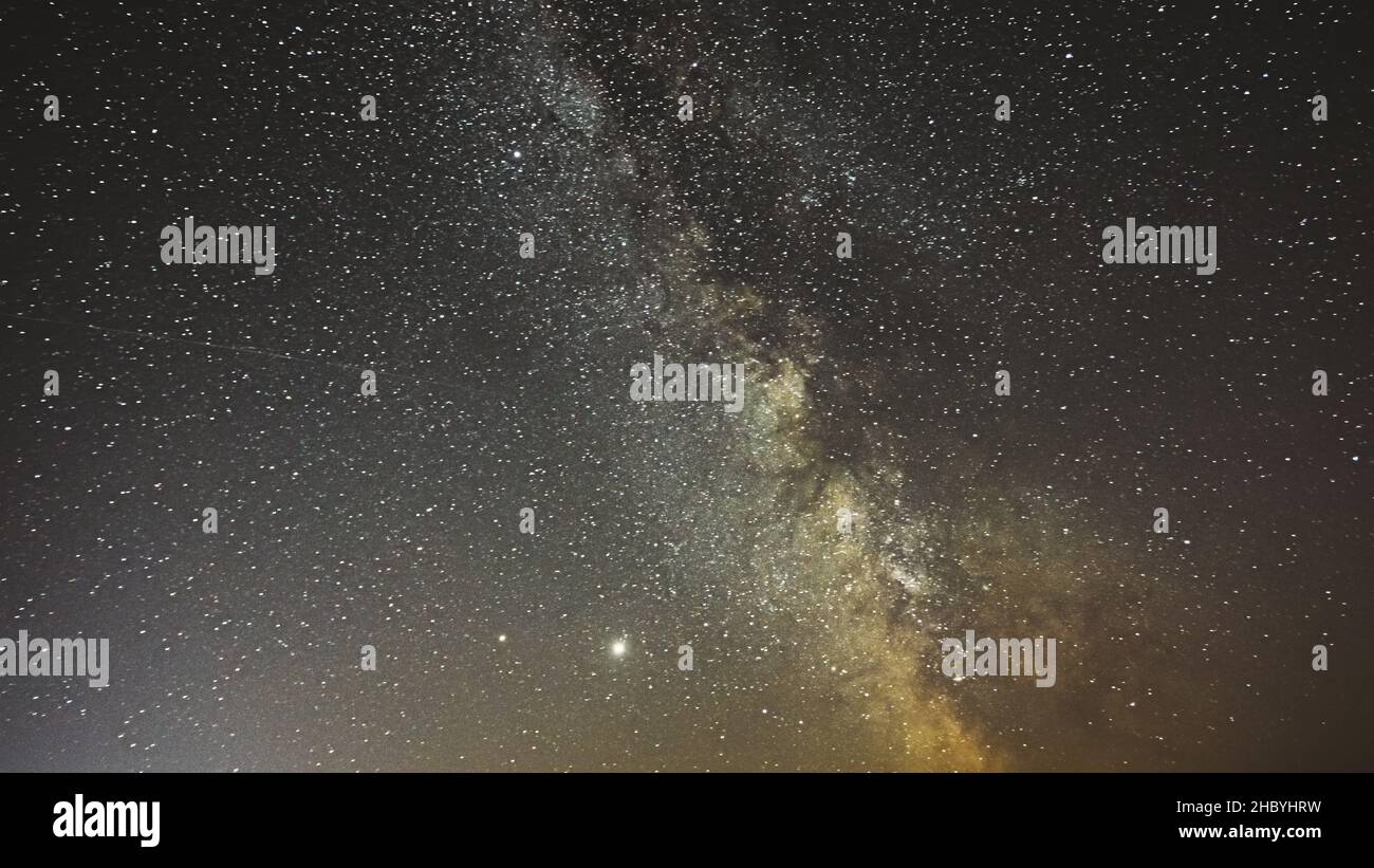 Night Starry Sky Milky Way Galaxy With Glowing Stars. Sky Stars Natural ...