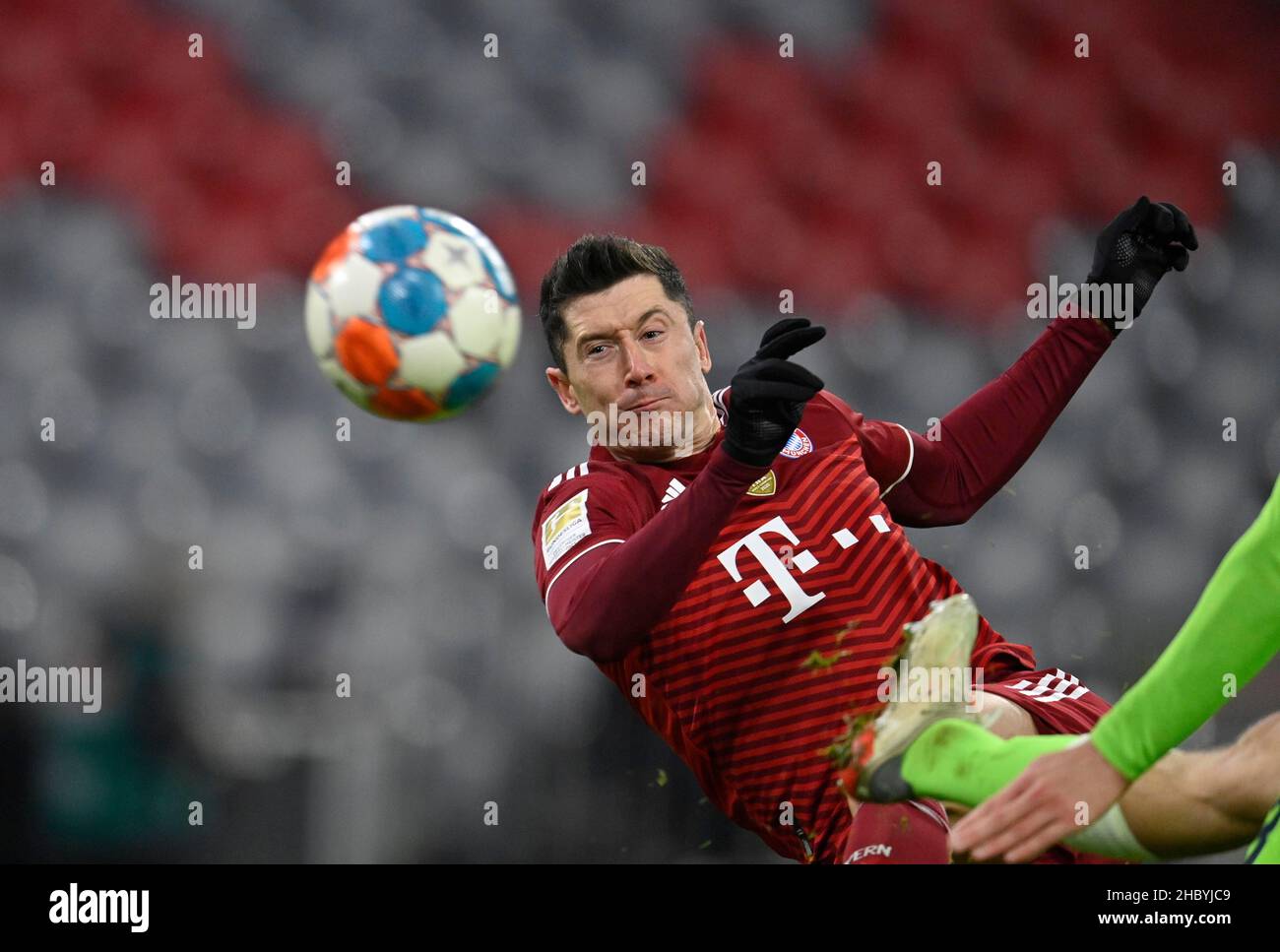 Goal kick Action Robert Lewandowski FC Bayern Munich FCB 09, Allianz ...