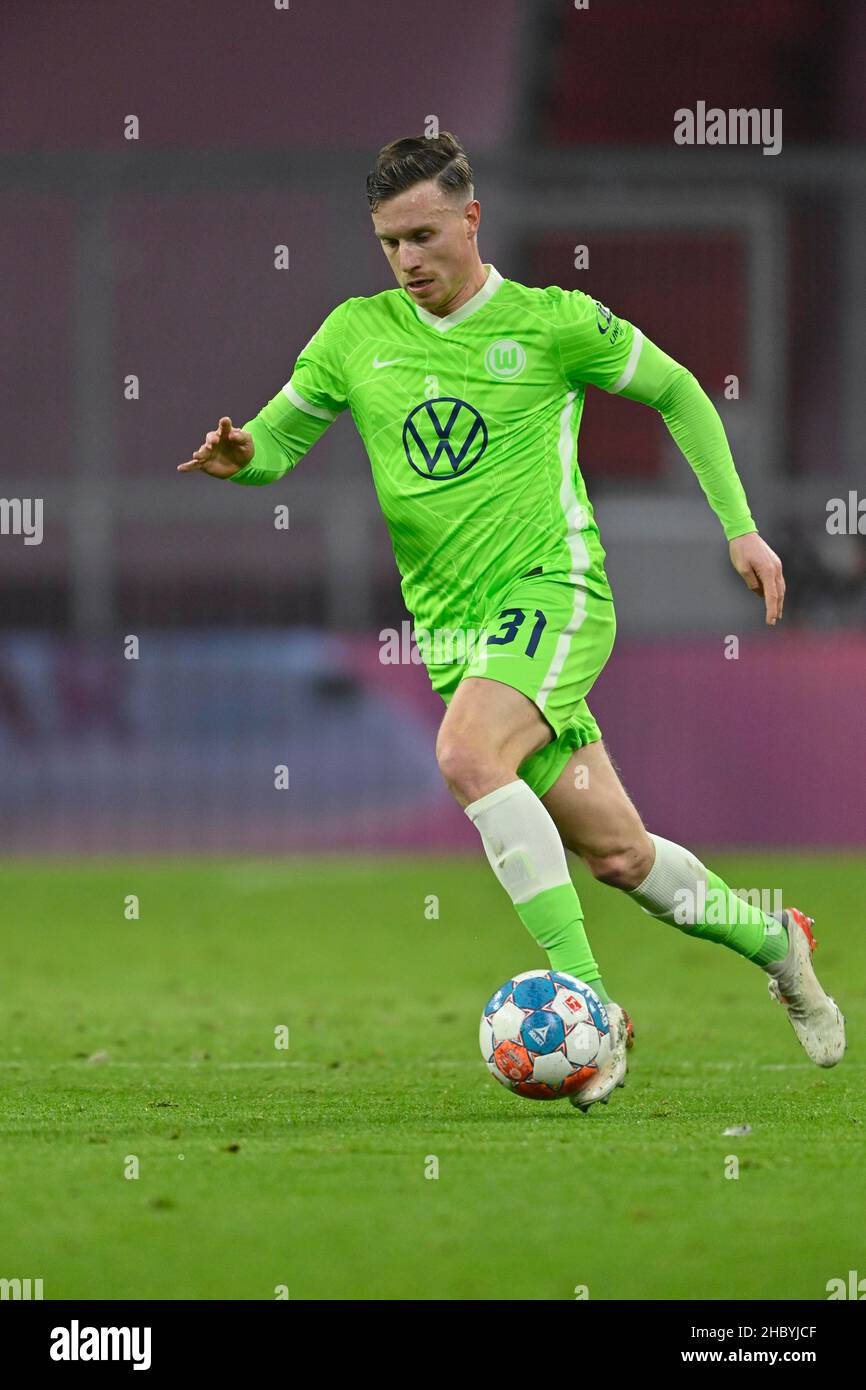 Yannick Gerhardt VfL Wolfsburg (#31) on Football, Allianz Arena, Munich ...