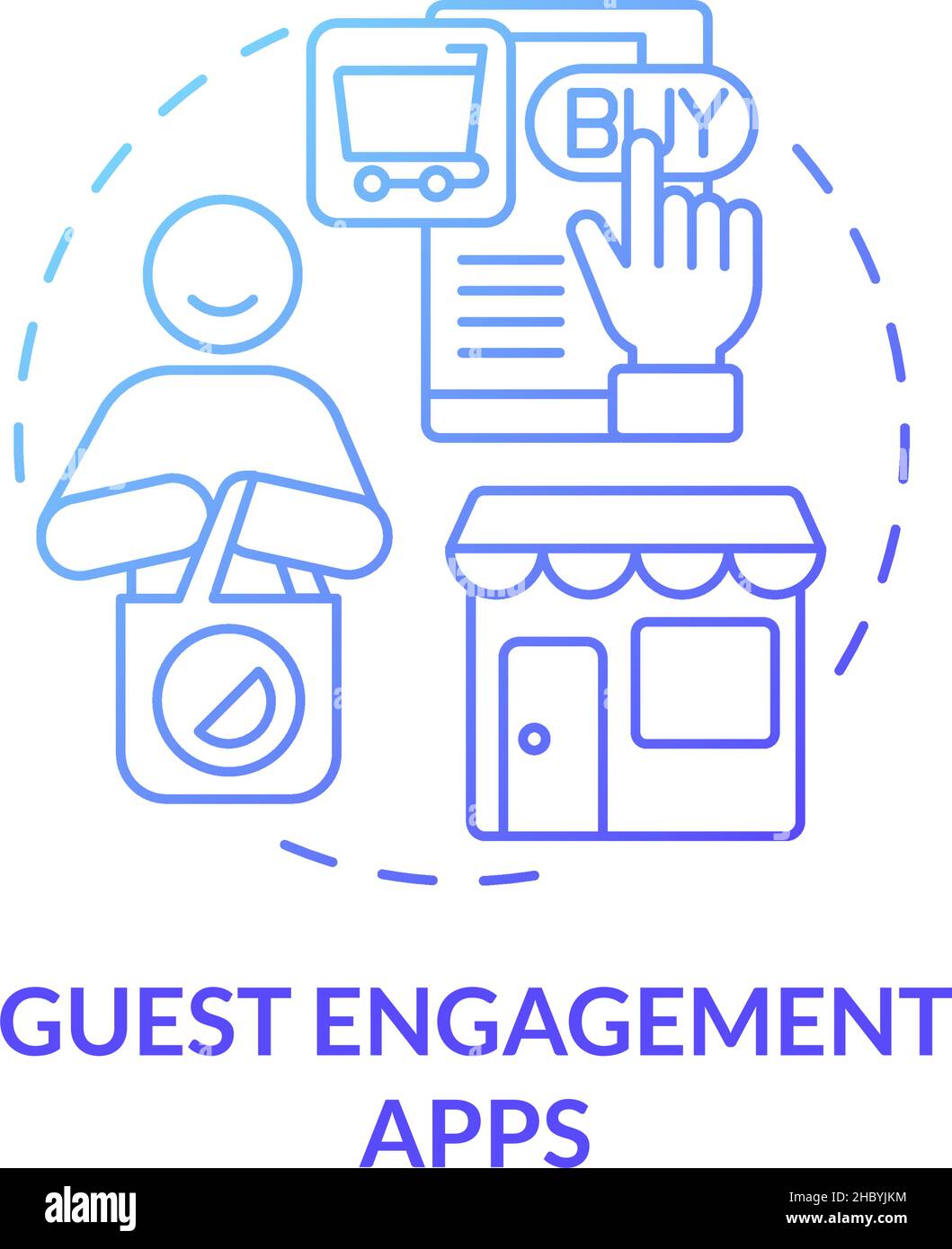Guest engagement Stock Vector Images - Alamy