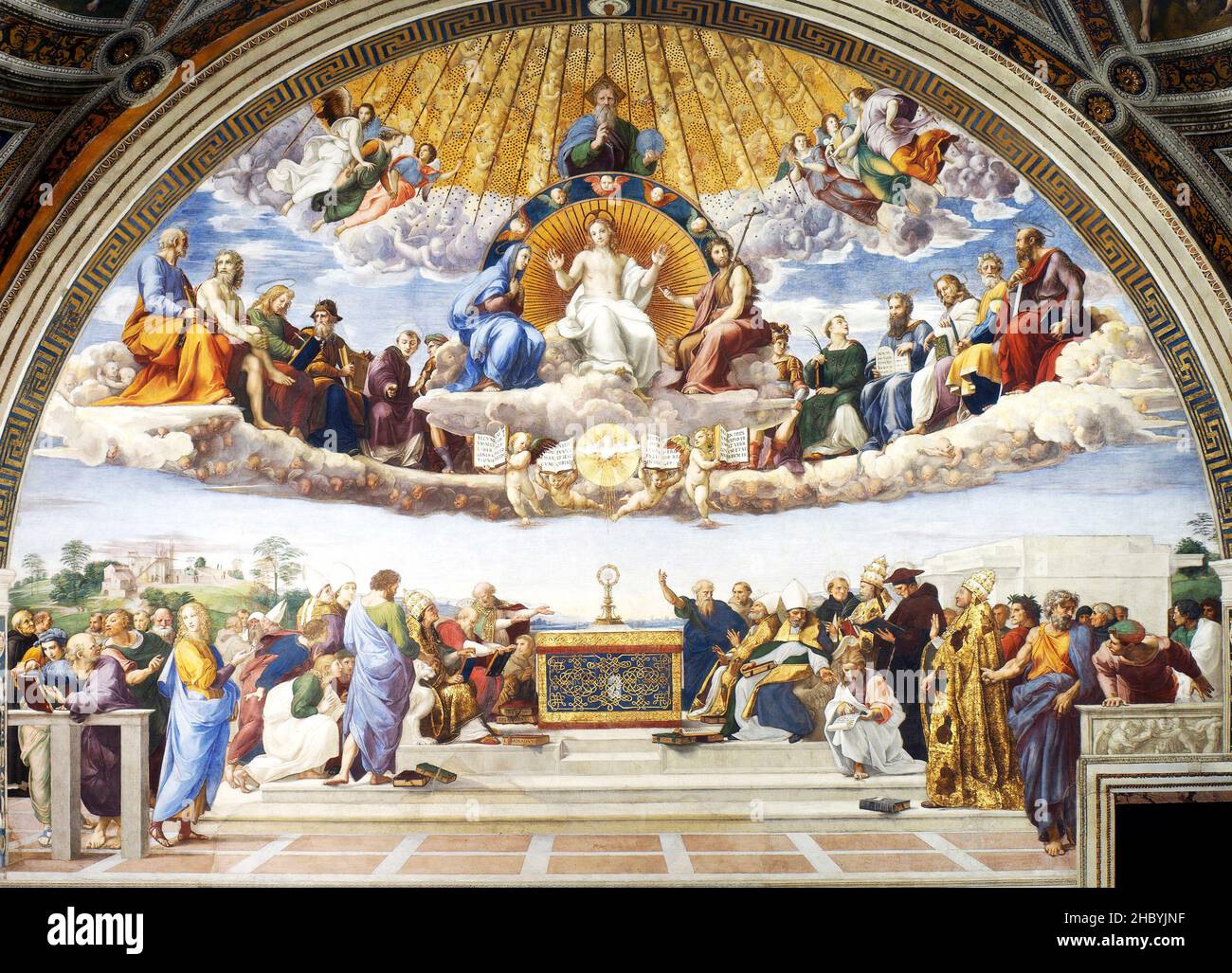 Raphael Disputation Of The Holy Sacrament