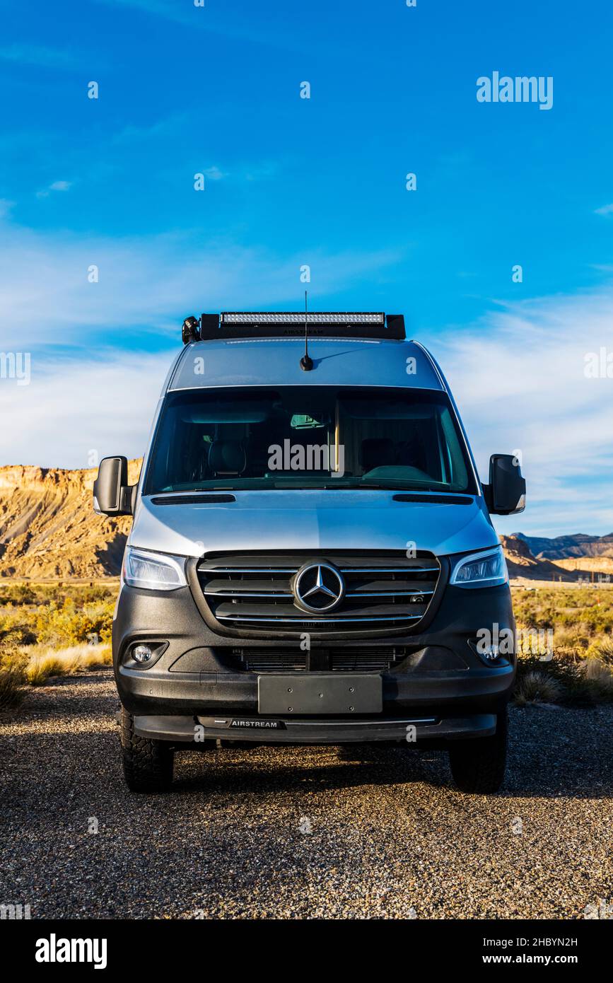 Airstream Interstate 24X 4WD campervan; Thompson Springs; Utah; USA ...