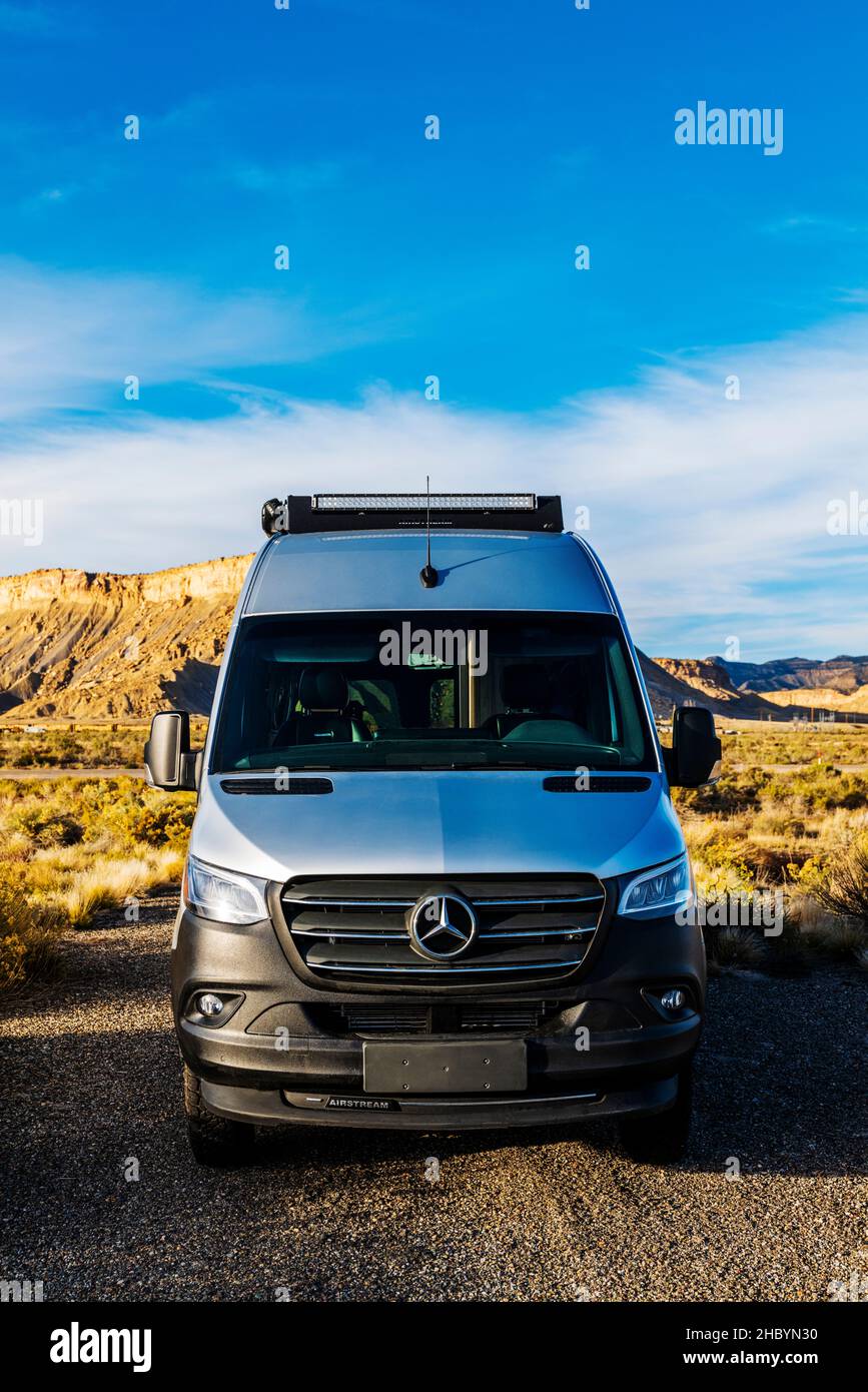 Airstream Interstate 24X 4WD campervan; Thompson Springs; Utah; USA ...