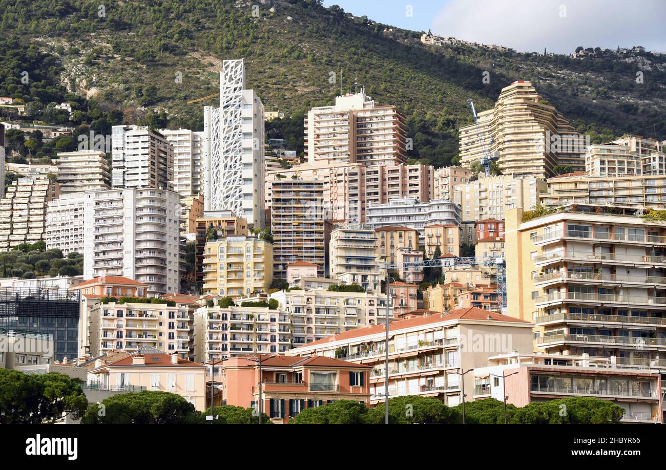 Monaco apartment building hi-res stock photography and images - Alamy