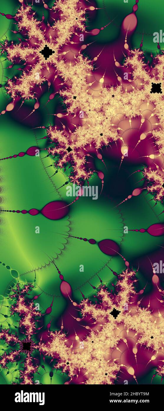 Abstract Computer generated Fractal design. A fractal is a never-ending ...