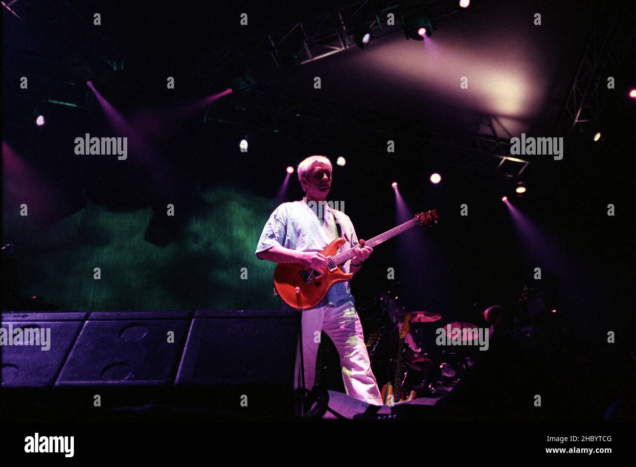 Mike Oldfield performing material from his latest album 'The Guitars ...