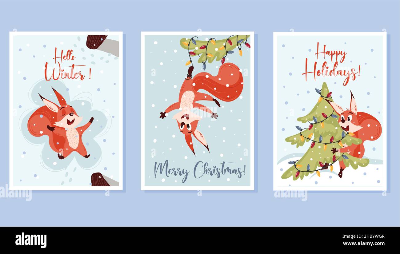 Christmas gift cards or lettering tags. Handmade design elements Stock ...