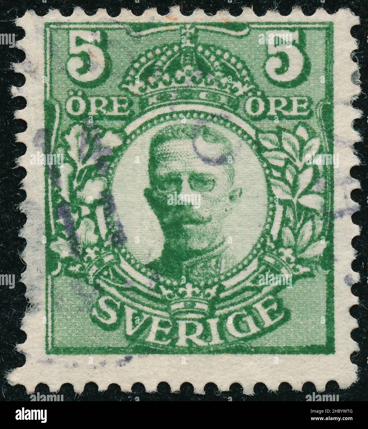 POLTAVA, UKRAINE -Desember 22 , 2021. Vintage stamp printed in Sweden ...