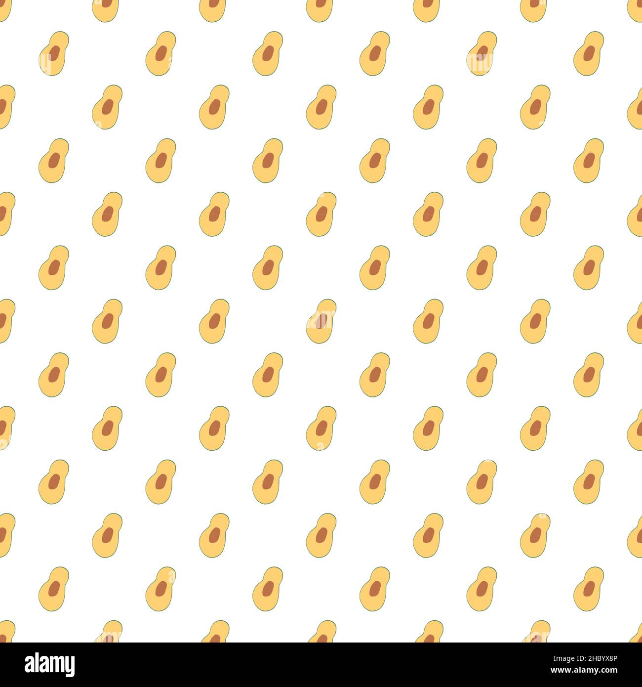 Avocado Vegetables seamless pattern. Vegetarian healthy bio food ...