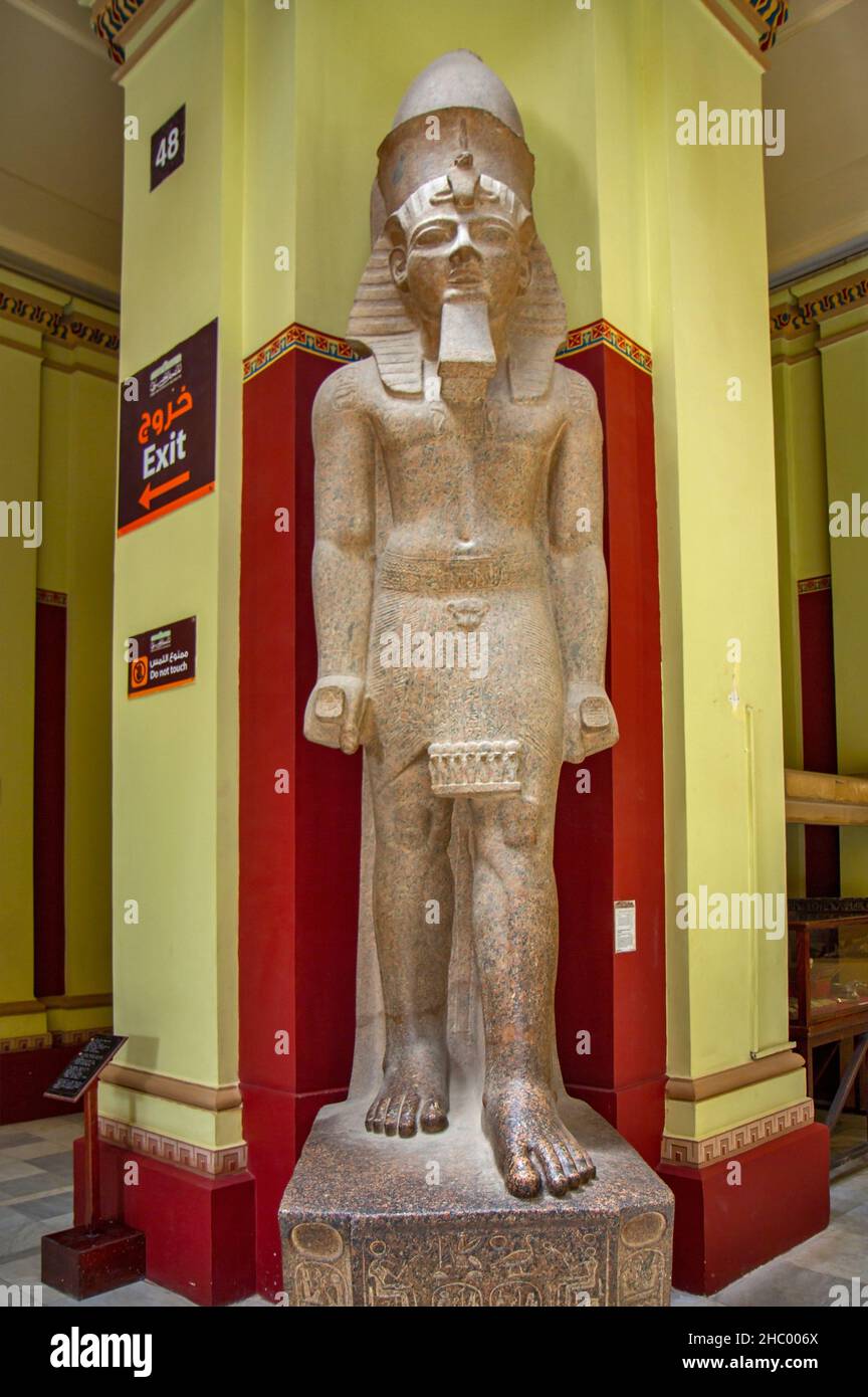 Colossus of Ramesses II, statue in Cairo museum Stock Photo - Alamy