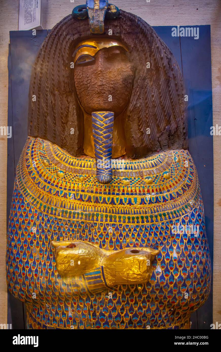 Detail of the mummy from Cairo museum, Egypt Stock Photo - Alamy
