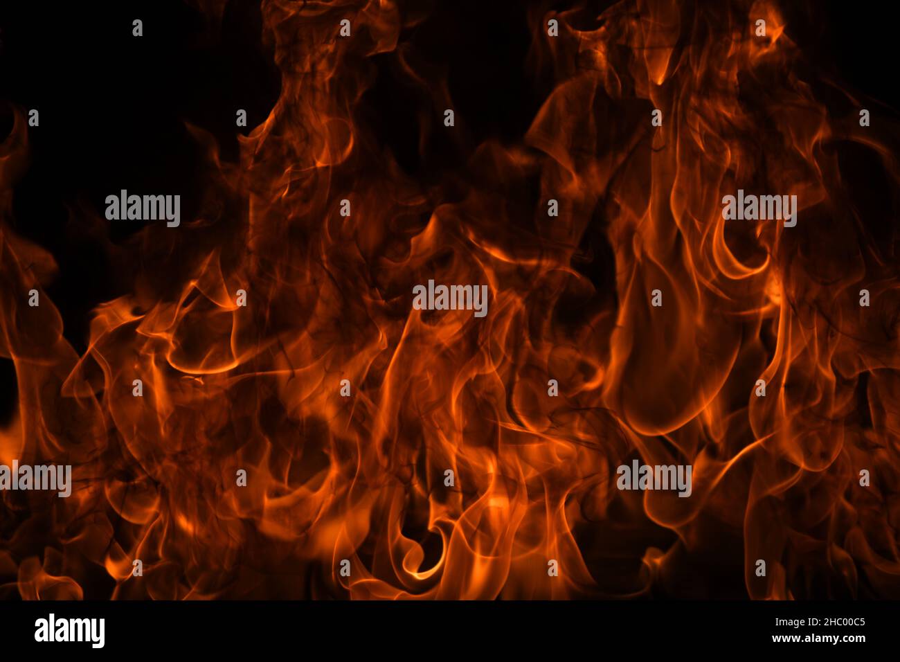 The fire, burning flame. Large burning flaming fire Stock Photo - Alamy
