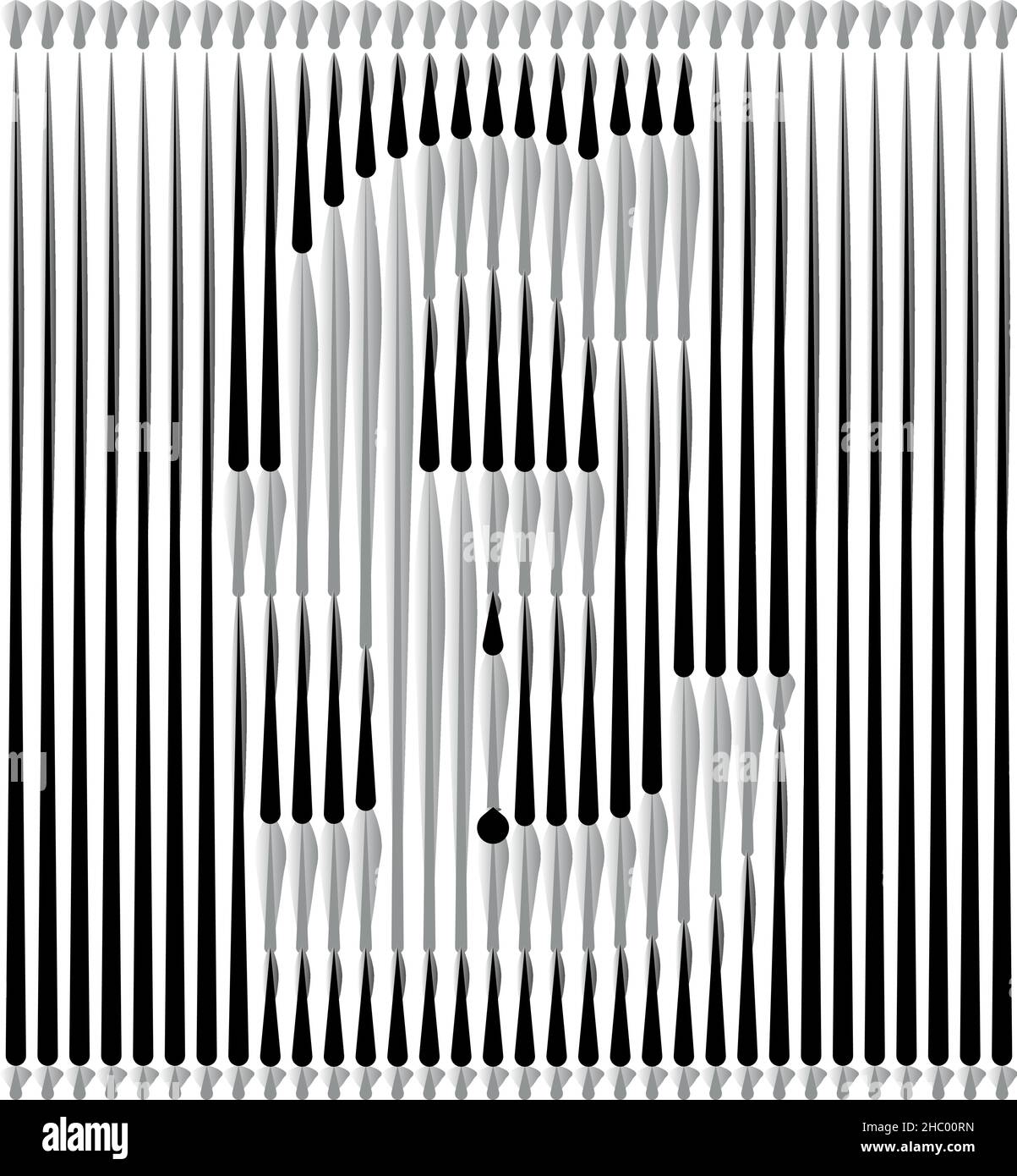 Lines Forming Symbols Logo Design - Pound symbol illustration Stock ...