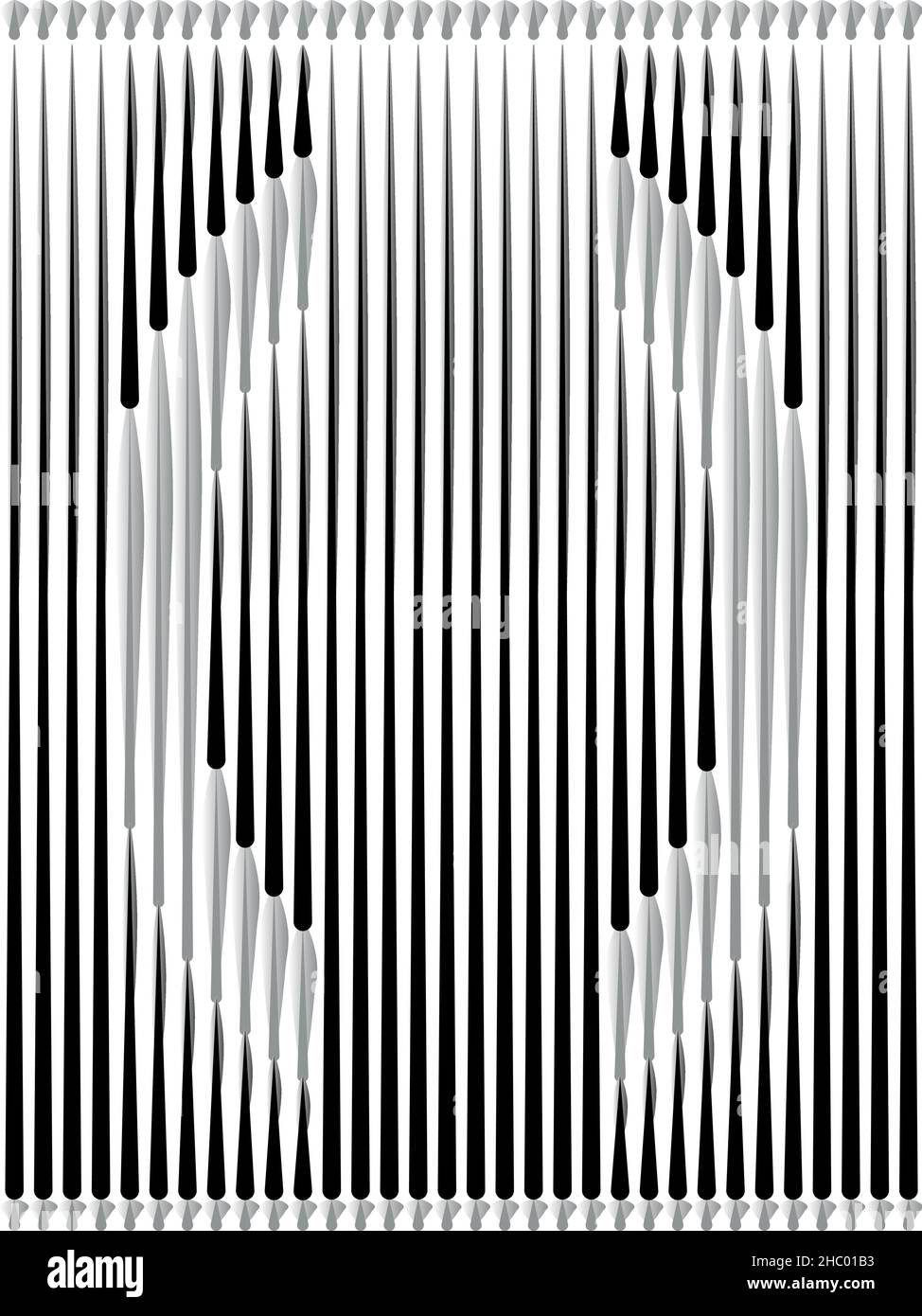 Lines Forming Symbols Logo Design - Punctuation mark illustration Stock ...