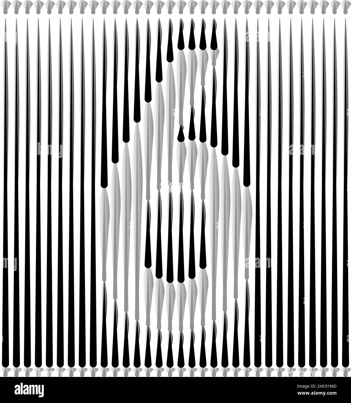 6 number frame Stock Vector Images - Alamy